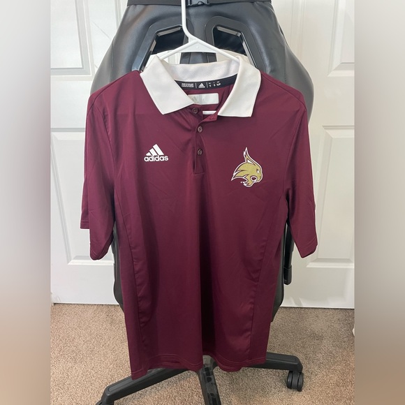 adidas | Shirts | Adidas Climalite Golf Polo College Texas State Bobcat ...